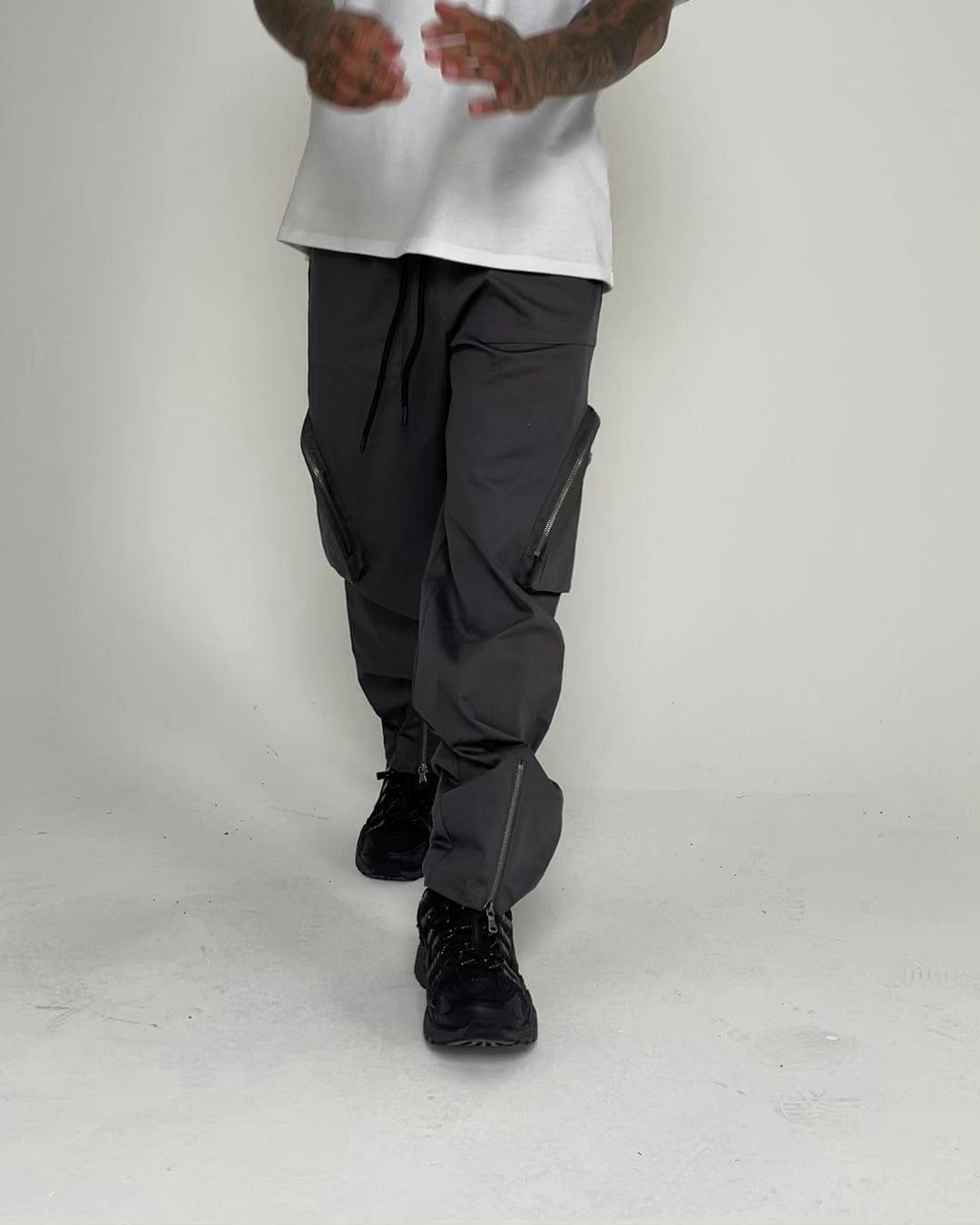 Saint Morta Gallery Zip Cargo Pants Slate | Culture Kings NZ