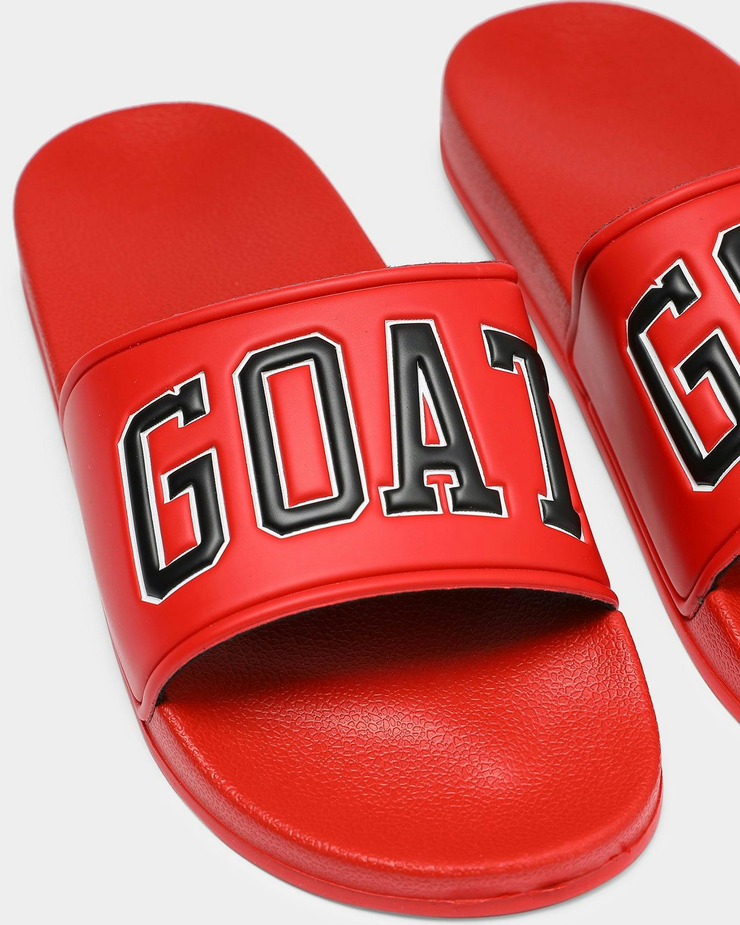 Goat Crew Arch Logo Slide Red/Black | Culture Kings NZ