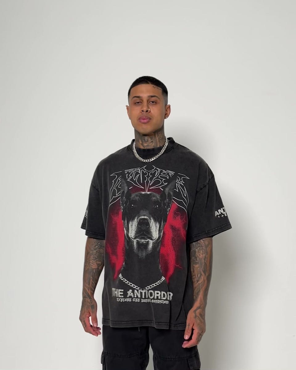 Loiter X The Anti Order Anti Tour Vintage T-Shirt Vintage Wash ...