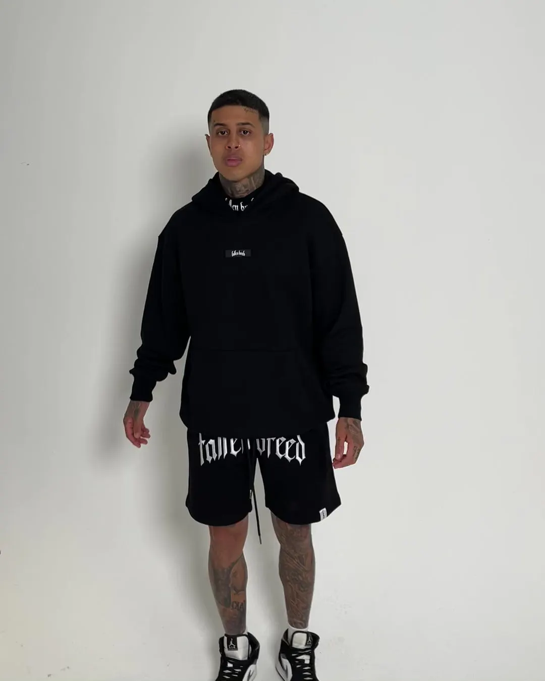 Fallen Breed Signature Logo Hoodie Black | Culture Kings NZ